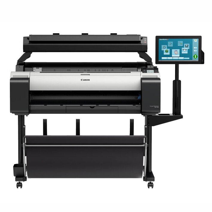 Canon imagePROGRAF TM-300 MFP T36 36-in. 5-color printer with 36 in ...