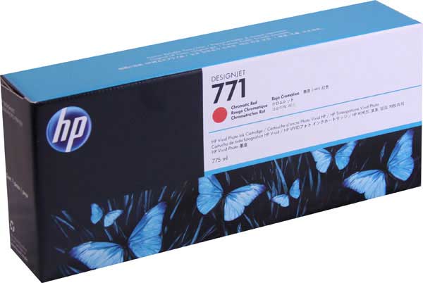 HP 771 Chromatic Red Designjet Ink Cartridge