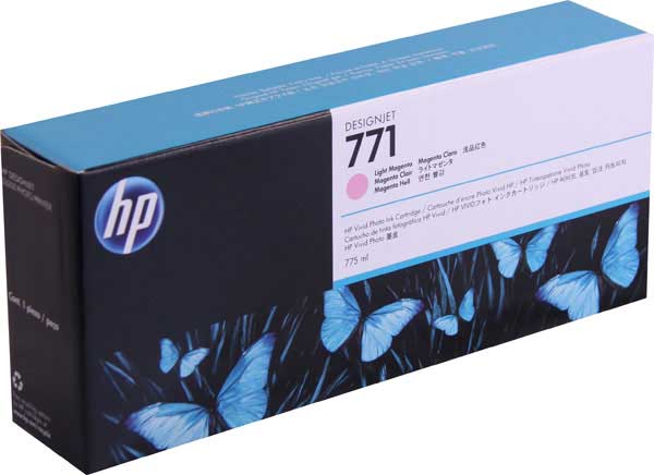 HP 771 Light Magenta Designjet Ink Cartridge