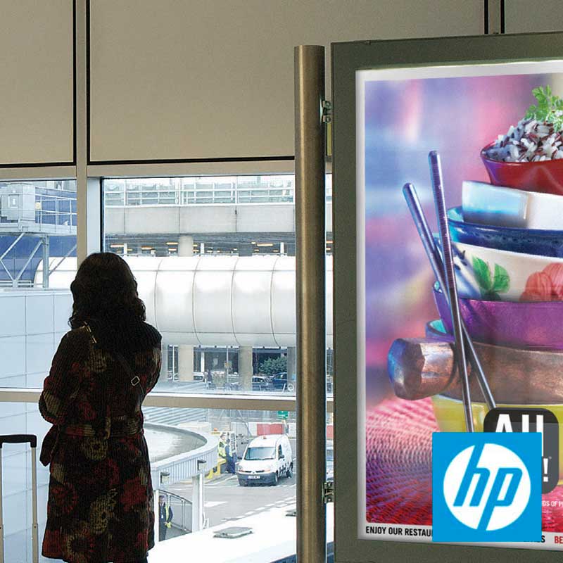 HP Backlit Polyester Film Wide Format Rolls | Latex Media